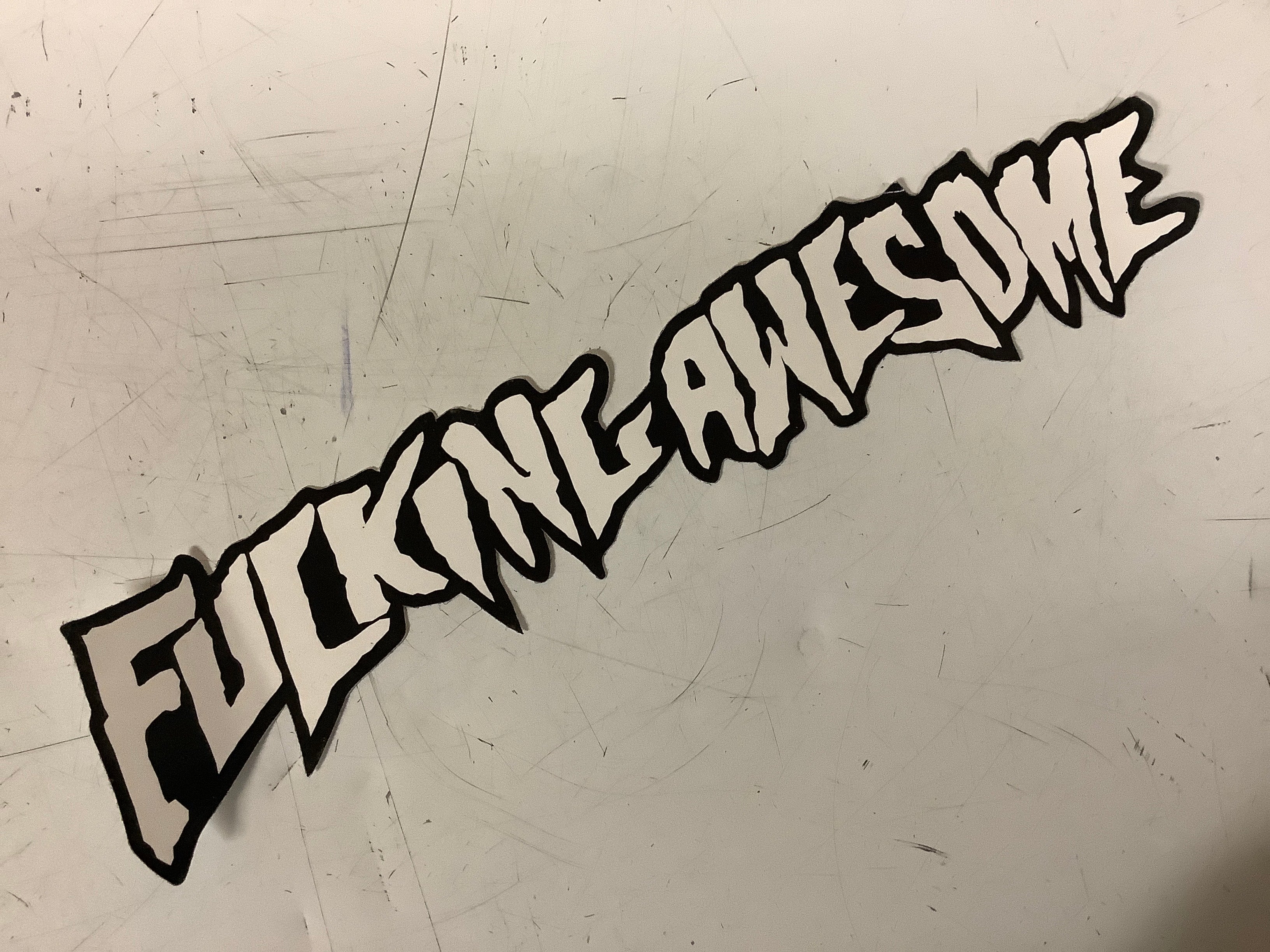 FA logo 9” sticker – Rowan Skate Center