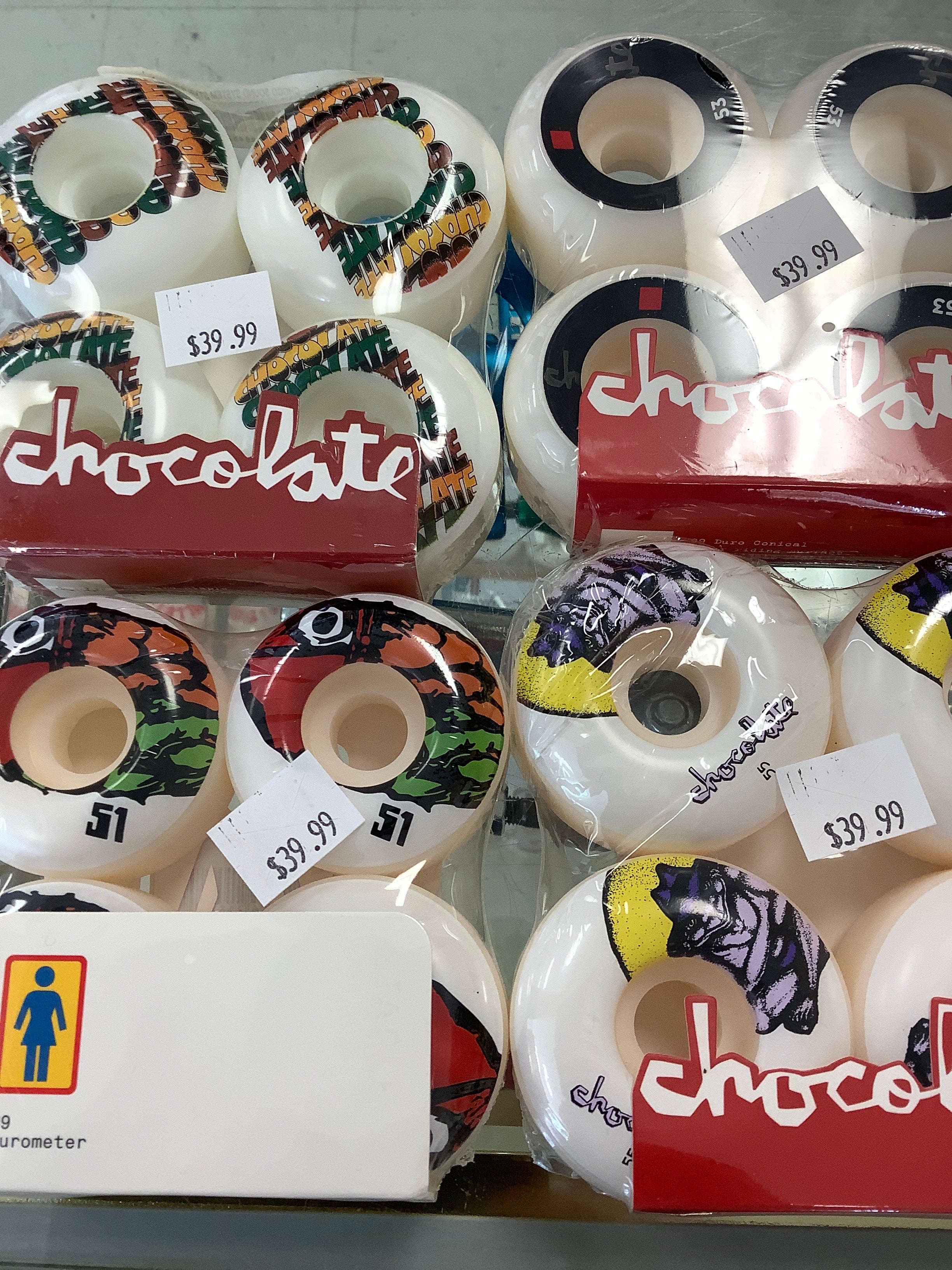 Chocolate Wheels (Assorted/sold separately) – Rowan Skate Center
