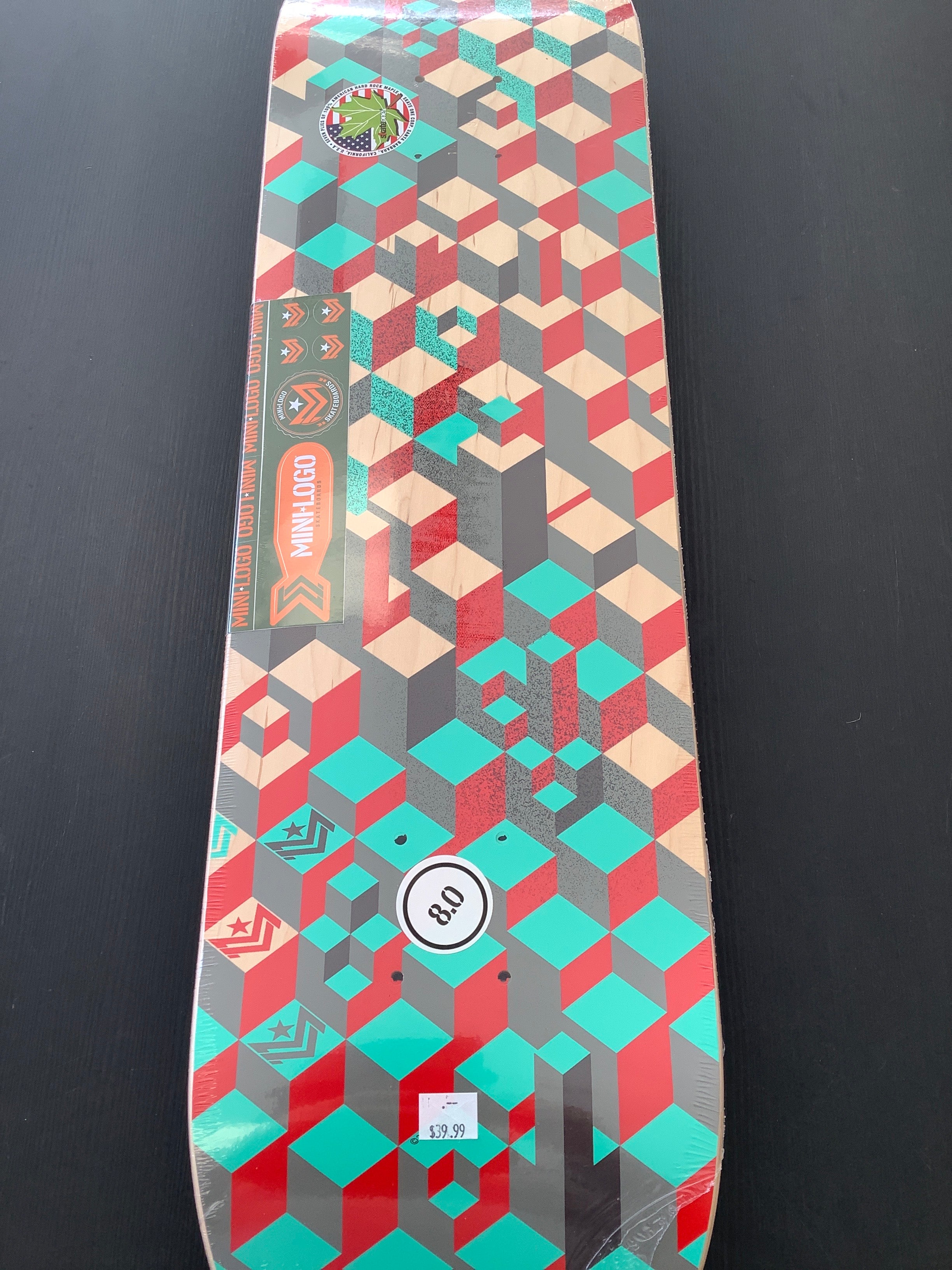 Mini Logo Deck 8 Pattern – Rowan Skate Center