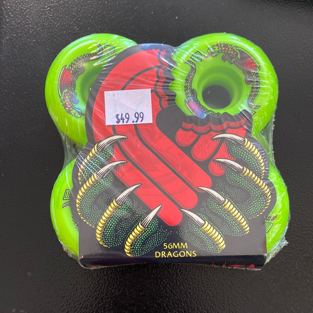 Powell Peralta Dragon Wheels 58mm 93a – Rowan Skate Center