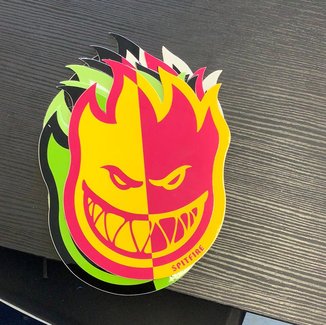 Spitfire Sticker Logo Medium size – Rowan Skate Center